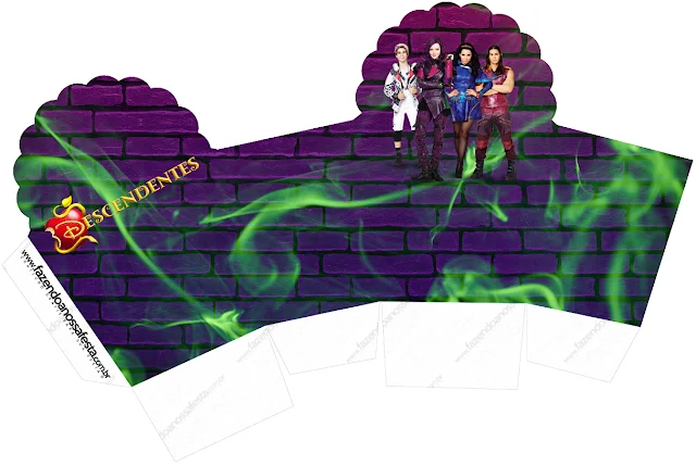 Descendants Party: Free Printable Boxes. - Oh My Fiesta! in english