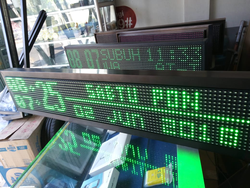 Dokumentasi Led Running Text ~ Jual Running Text Led Harga Termurah di ...