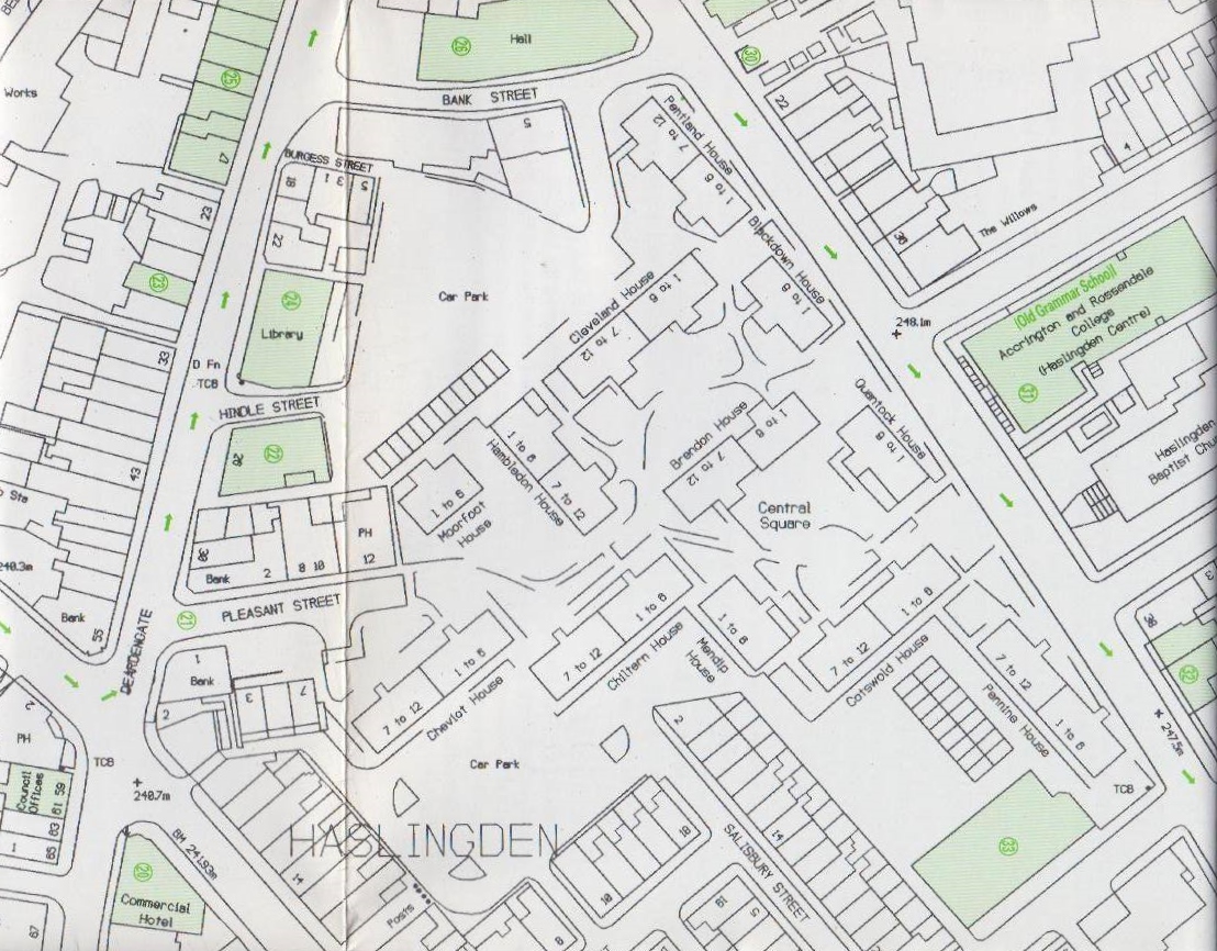 Haslingden Old and New...: Before The Central Flats