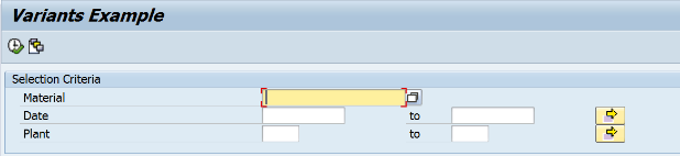 SAP ABAP Central: Selection Screen Variants - Part III