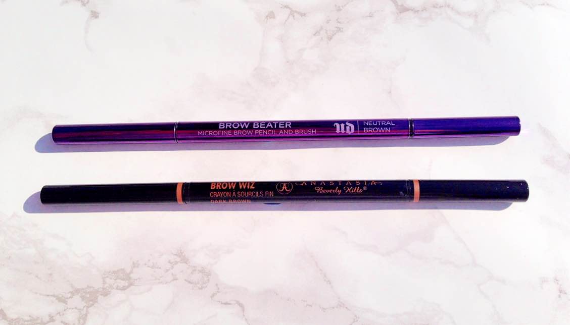 Urban Decay Brow Beater Microfine Brow Pencil VS Anastasia Beverly ...