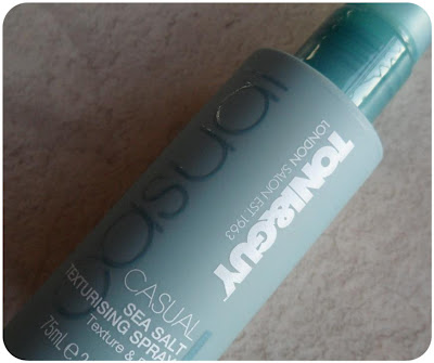 Toni & Guy Sea Salt Texturising Spray | Review | Miss Sunshine and Sparkle