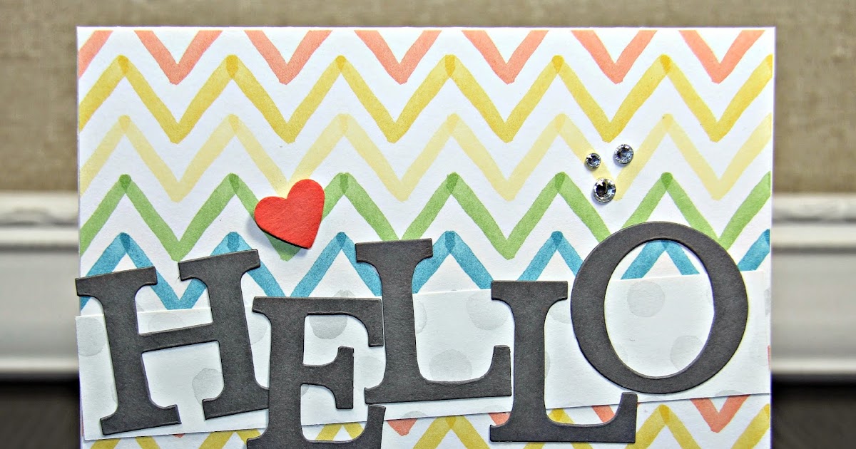 Get Crafty with Lisa: Hello Watercolor