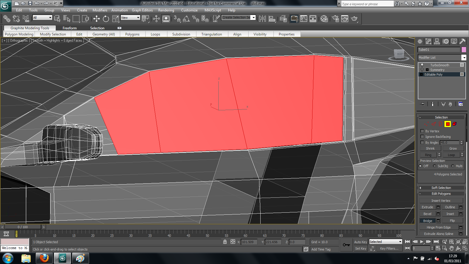 3D Modeling: Creating the lights and windows
