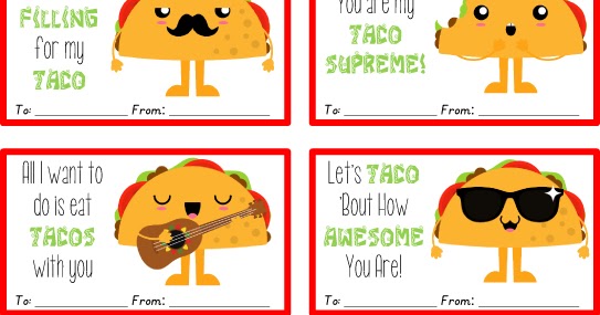 Room Mom Extraordinaire: Taco Valentines