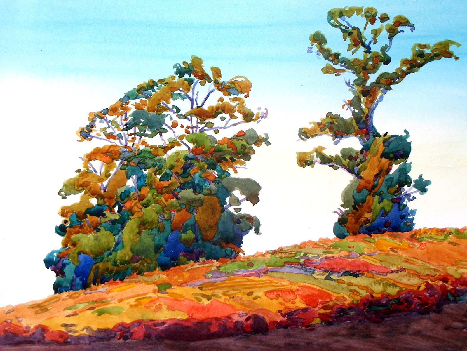 robin purcell california watercolors in the plein air tradition: August ...