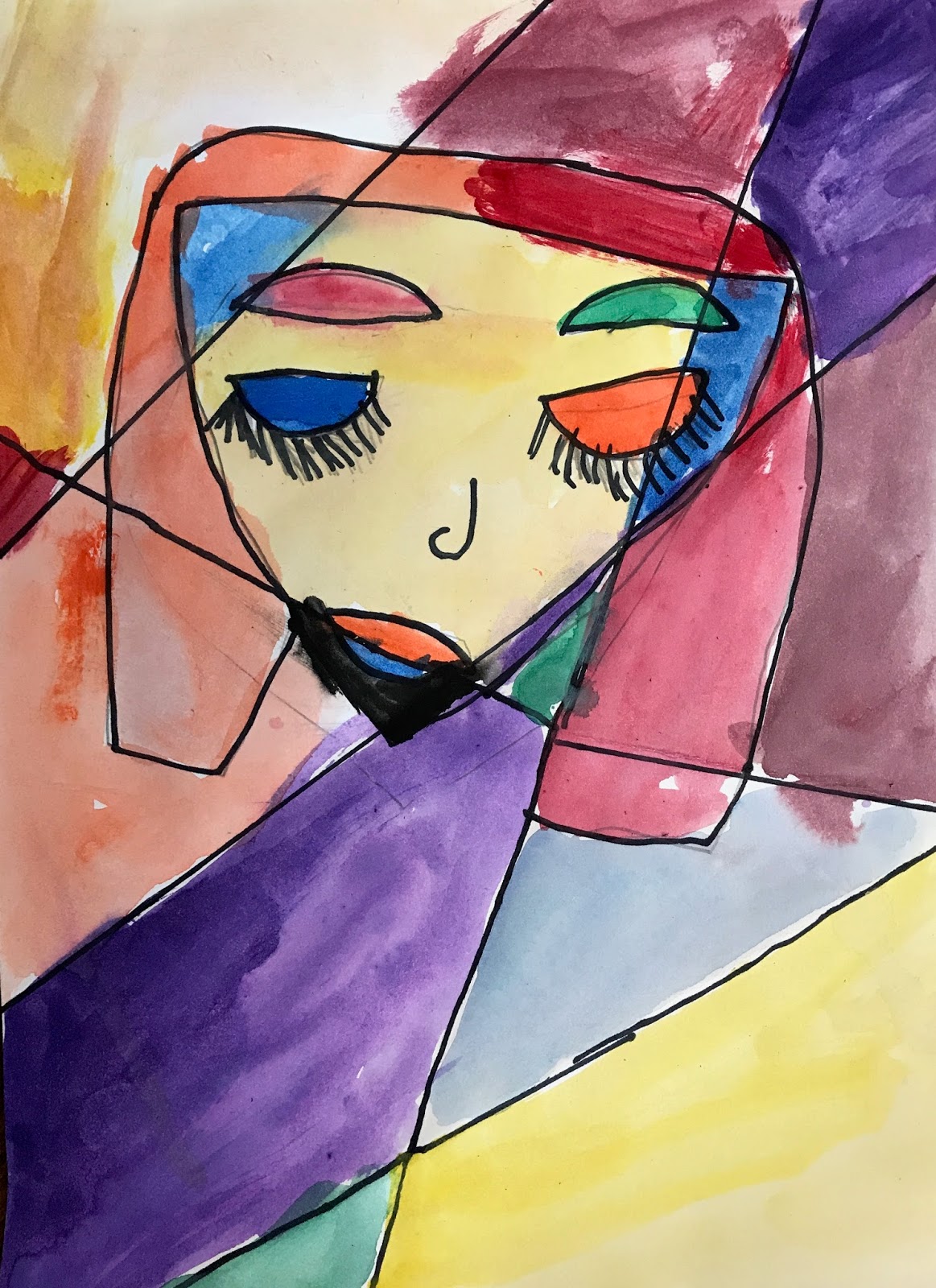 Kathy's Art Project Ideas: Picasso Portrait Inspired Art Lesson Using ...