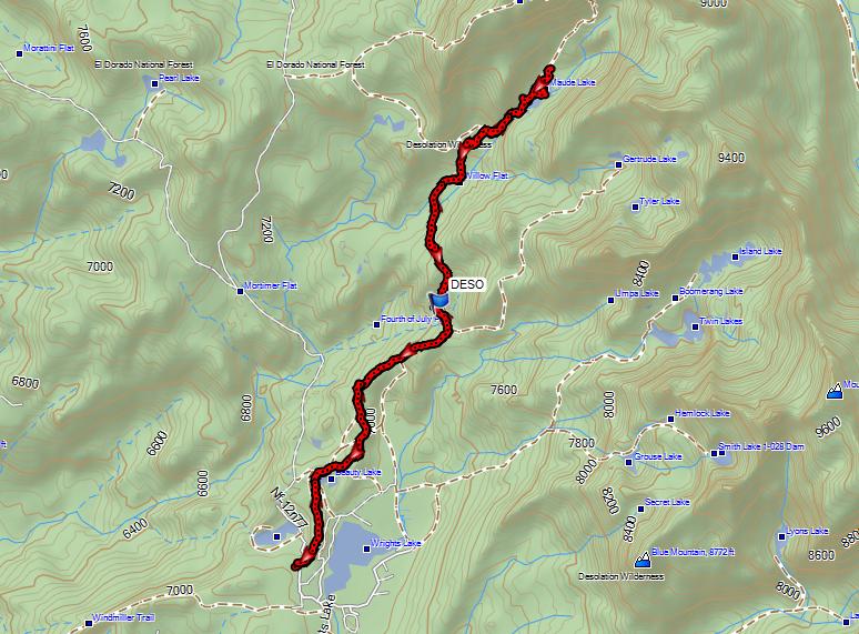Peachy Hiker: Rockbound Trail to Maude Lake in Desolation Wilderness