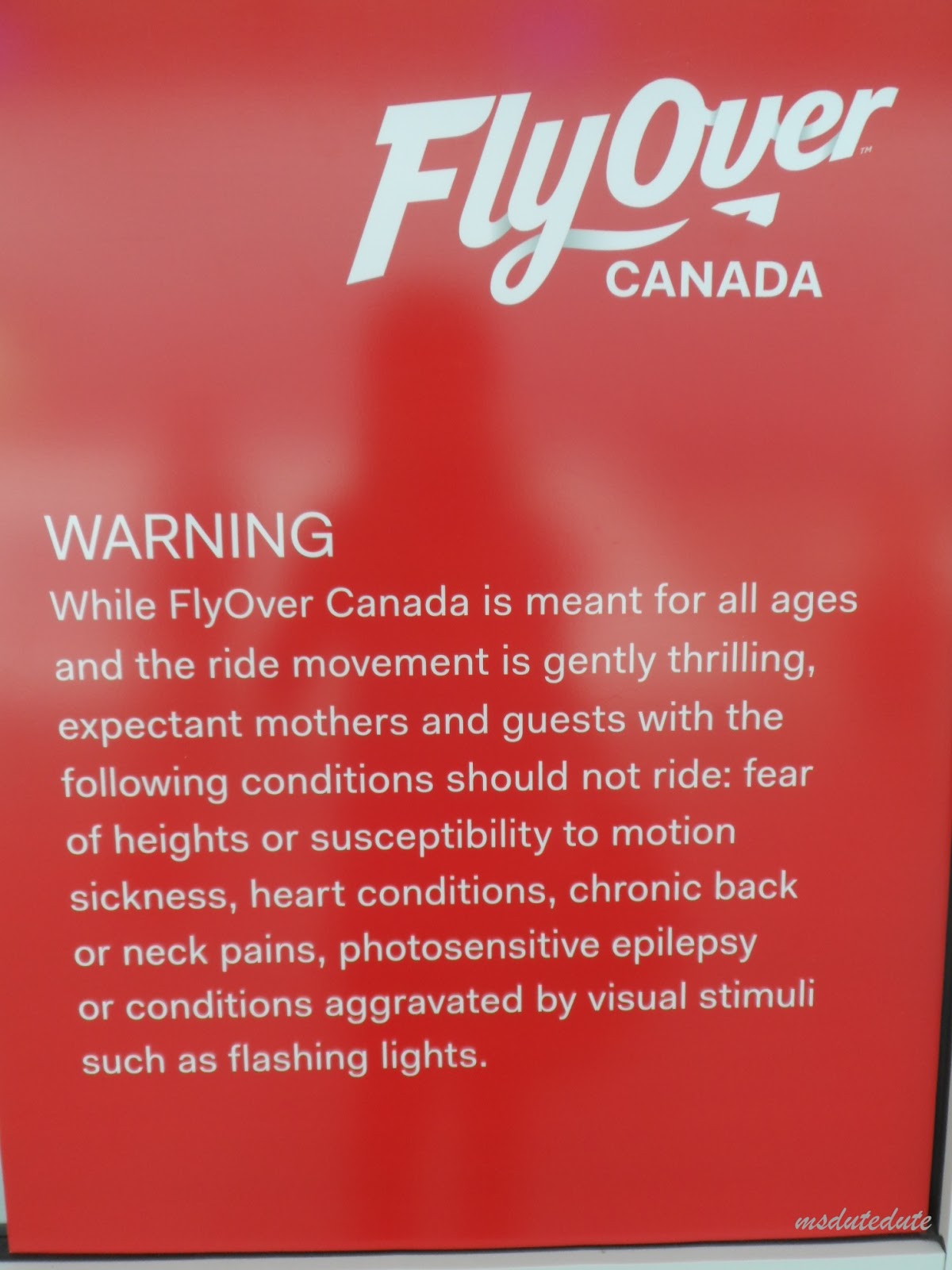 FlyOver Canada: The Ultimate Virtual Flying Experience ~ SECONDS, PLS?