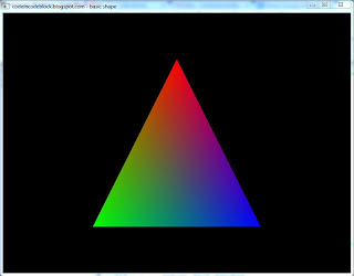 Code in code::blocks: Modern OpenGL tutorial Playing with color example