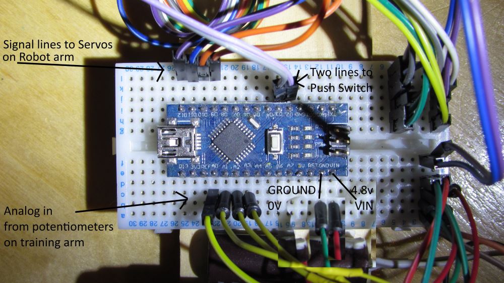 Projects: Micro Robot Arm SG90 servos