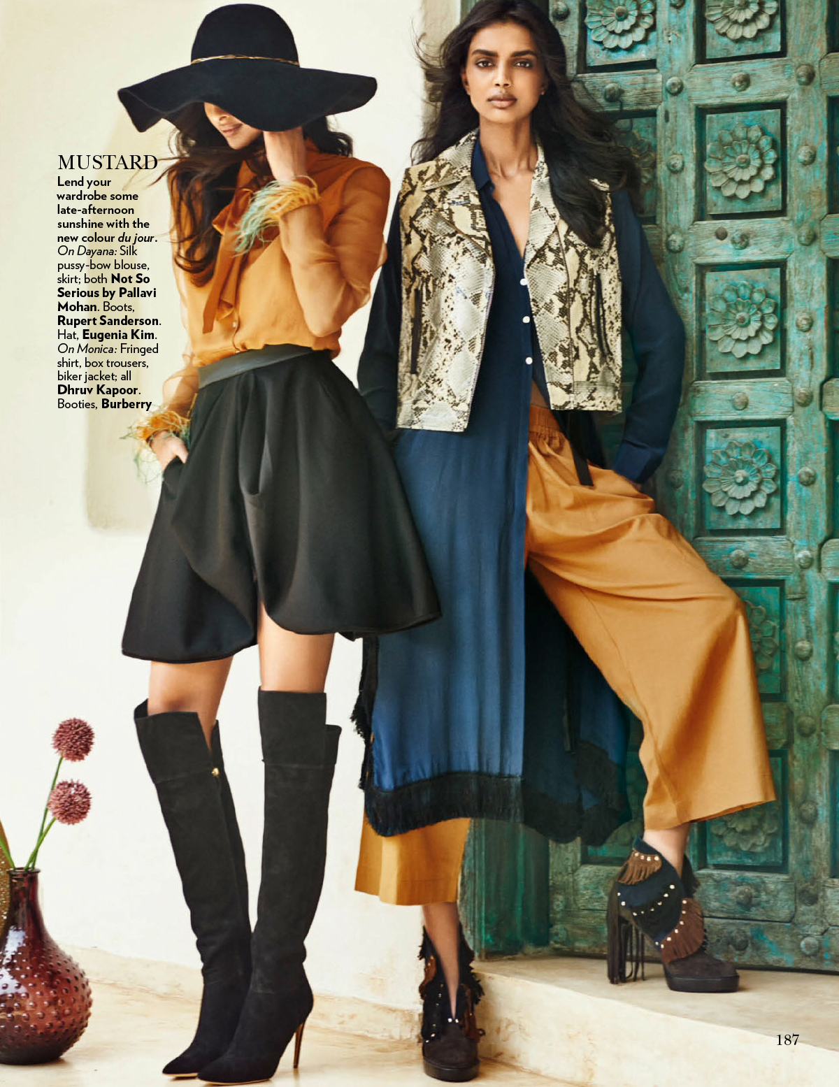 Monica Tomas, Dayana Erappa & Rikee Chatterjee in Vogue India August ...