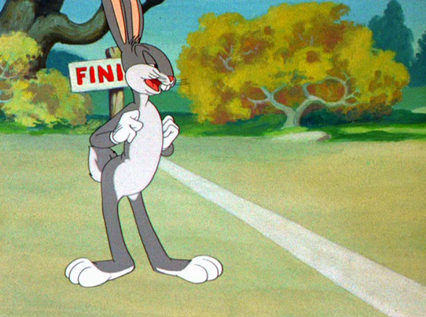 Tortoise And The Hare Bugs Bunny Finish Line