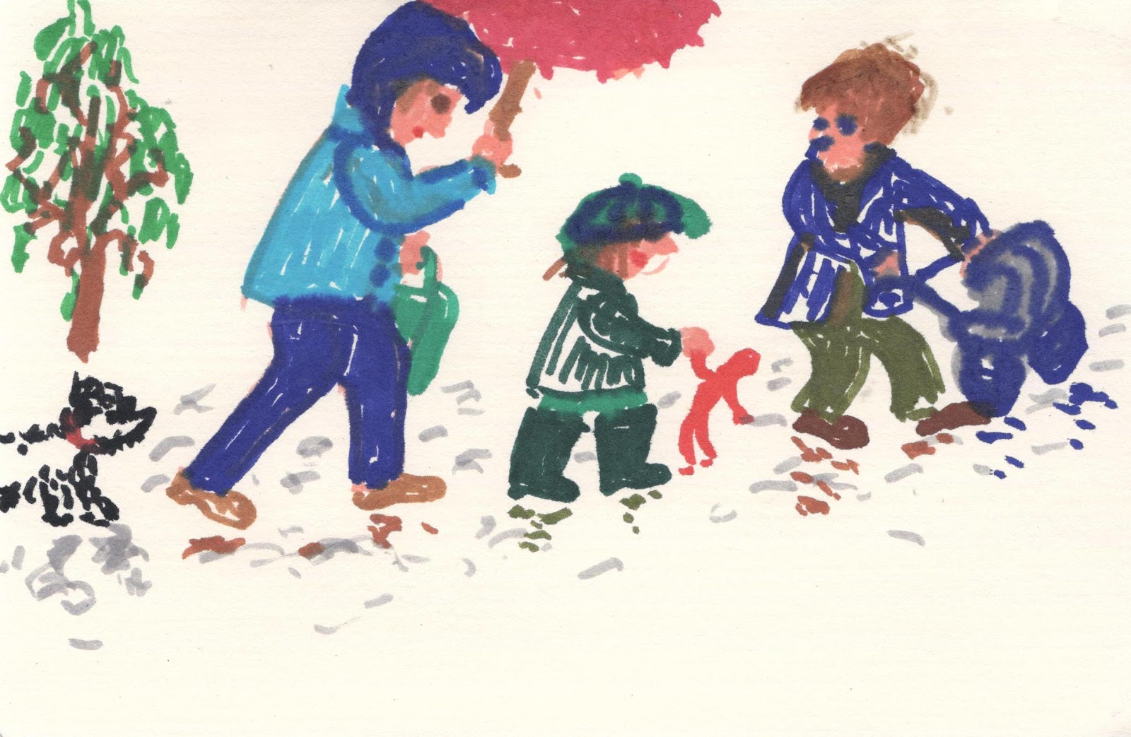 Amo's Art: mixed drawings