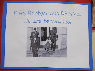Mrs. Patz's Kindergarten: Ruby Bridges taught us to be BRAVE!