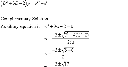 Differential Equations Solved Examples: Solve the following ...
