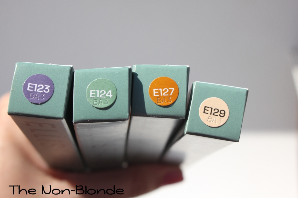 Ellis Faas- Swatches Of New Creamy Eyes Shades E123, E124, E127, E129 ...