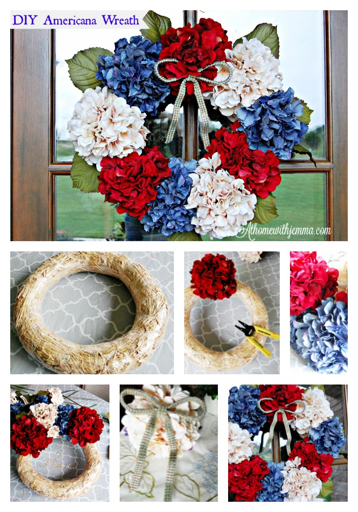 DIY Americana Wreath - At Home with Jemma