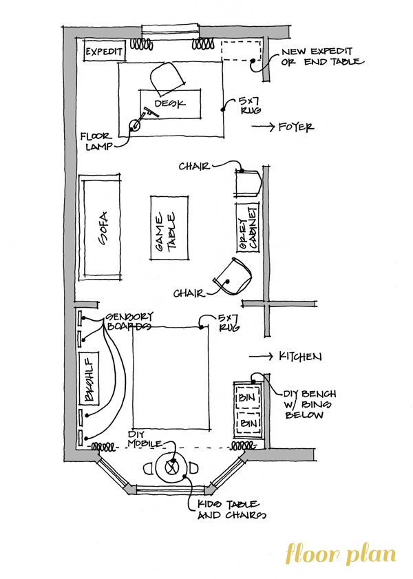 paperForts: on the boards: playroom/workroom {part 3}