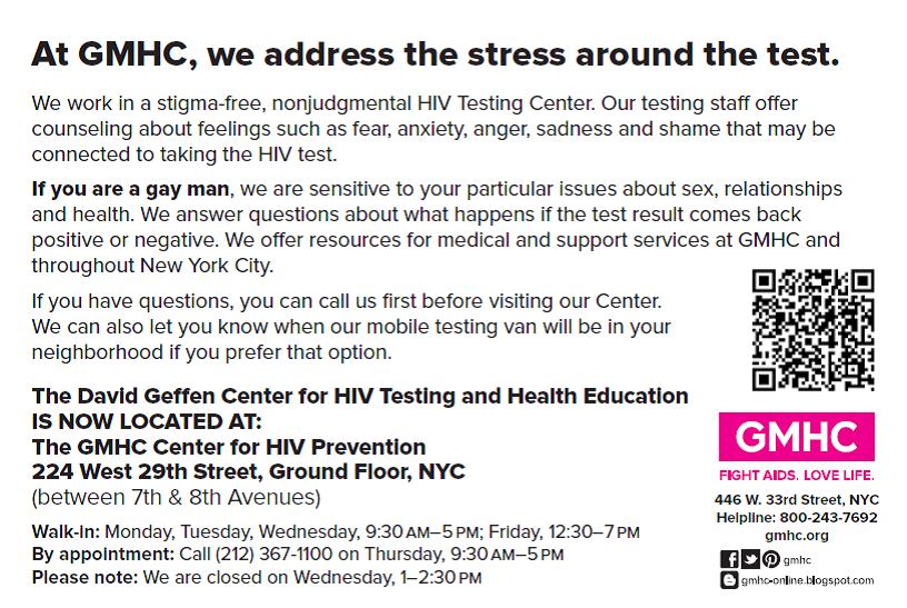 GMHC: Gay Men's Health Crisis commemorates National Gay Men's HIV/AIDS ...
