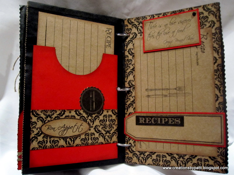 Creations by Patti: Bon Appetite Recipe Book