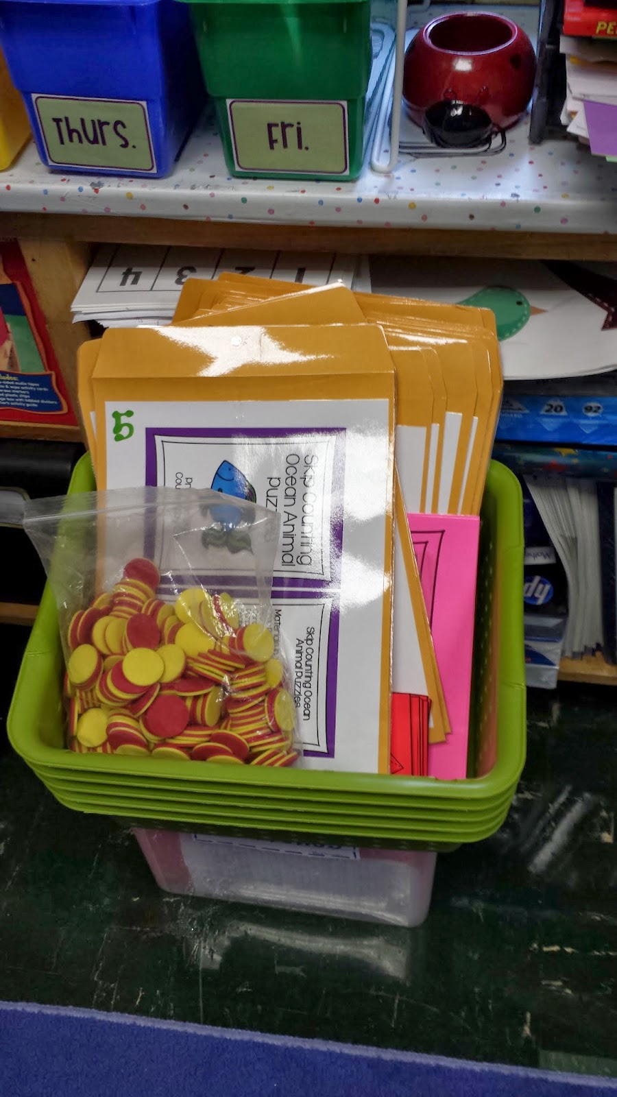 Lovin' First Grade: Take Home Math Kits