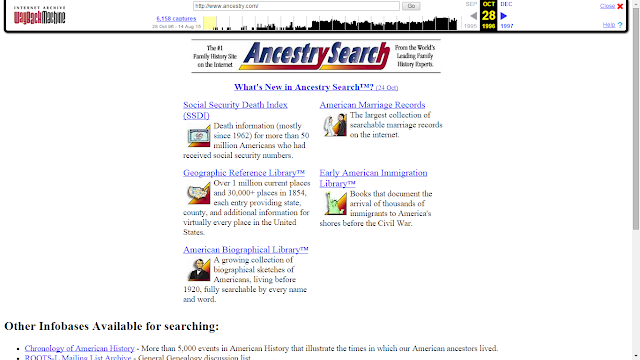 Genea-Musings: The Ancestry.com Home Page Over the Years 1996 to 2015