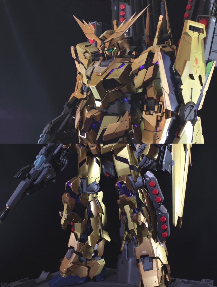 Custom Build: PG 1/60 Unicorn Gundam Phenex + Full Armor Equipment