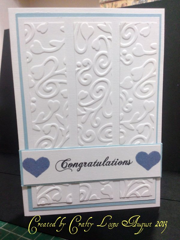 Clean & Simple Silver Anniversary Card and and an up-coming Surprise