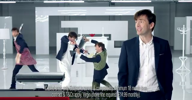 Virgin Media Three Tennant's Advert Unveiled