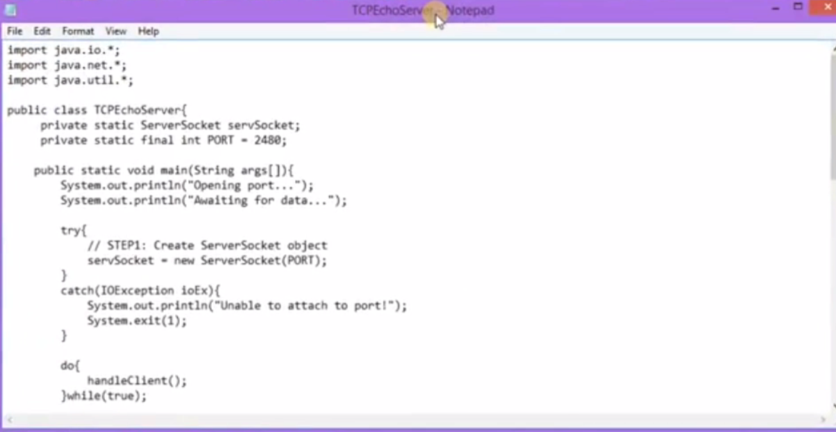 PRAKTIKUM 10 : CLIENT - SERVER TCP DENGAN MENGGUNAKAN BAHASA PEMOGRAMAN ...