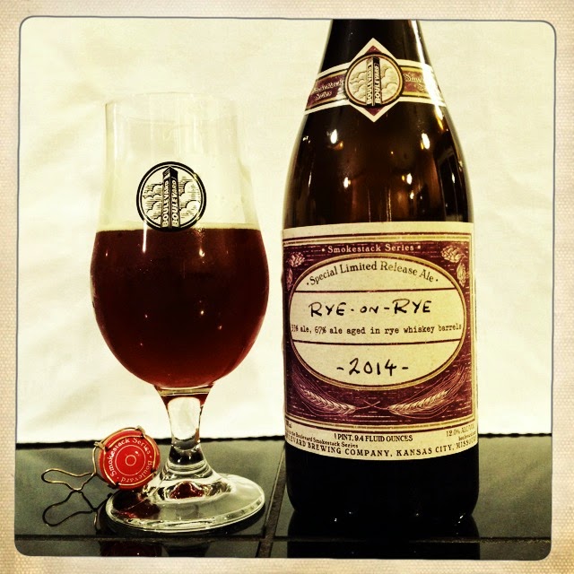 NorCal Beer Blog: Boulevard Brewing Company Rye-On-Rye - 33% Ale, 67% ...