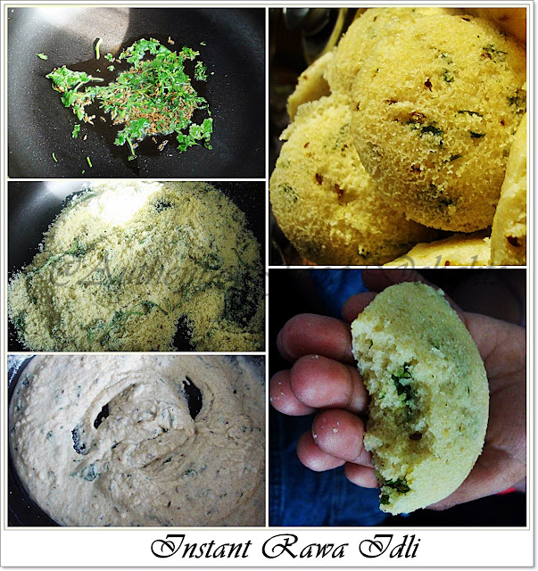 Authentic Food Delights: Instant Rawa Idli