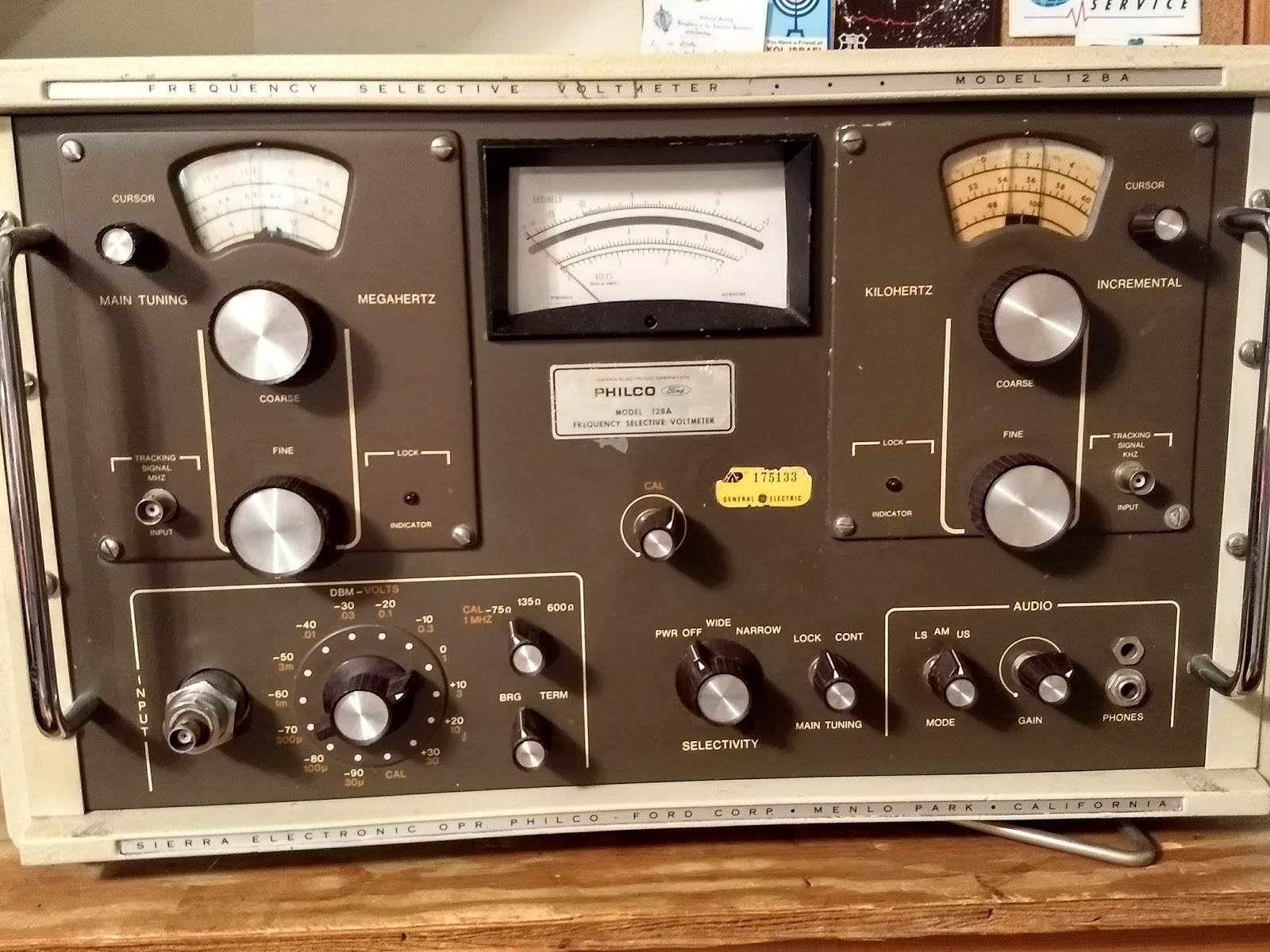 Shortwave Central: Throwback Thursday - vintage frequency voltmeter