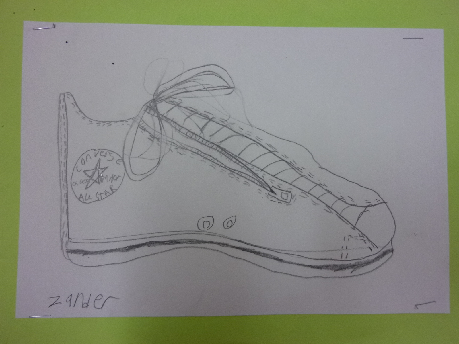 Mrs. Werner's Art Room: 5th Grade Realistic Shoe Drawings