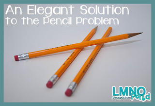 LMNO Pond: An Elegant Solution to the Pencil Problem