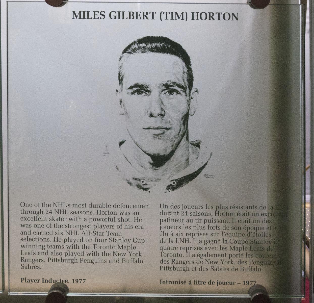 Number 16: The Life and Death of Tim Horton