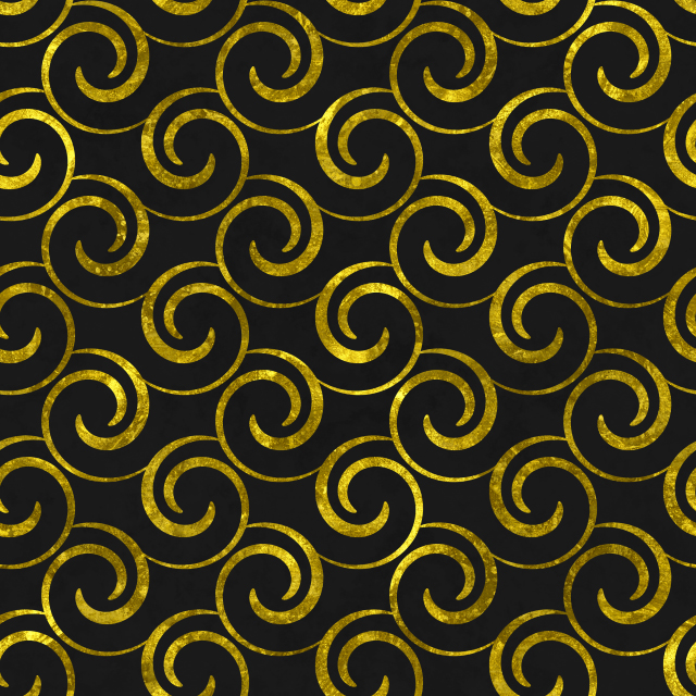 Gold and Black Swirl Seamless Textures - Jojo's Textures