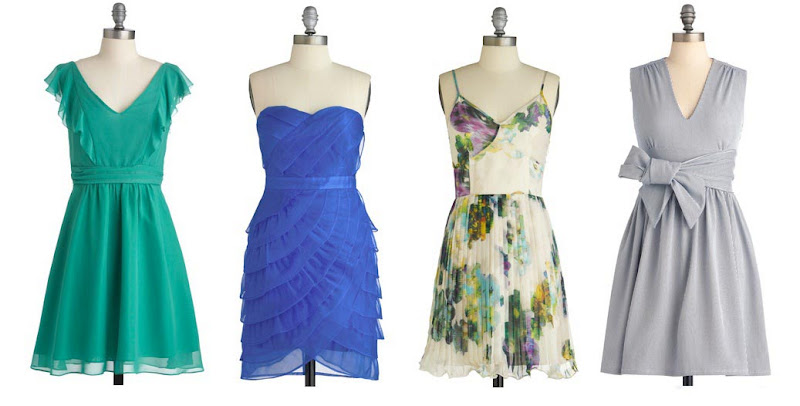 up in the clouds: inspiration: bridesmaid dresses