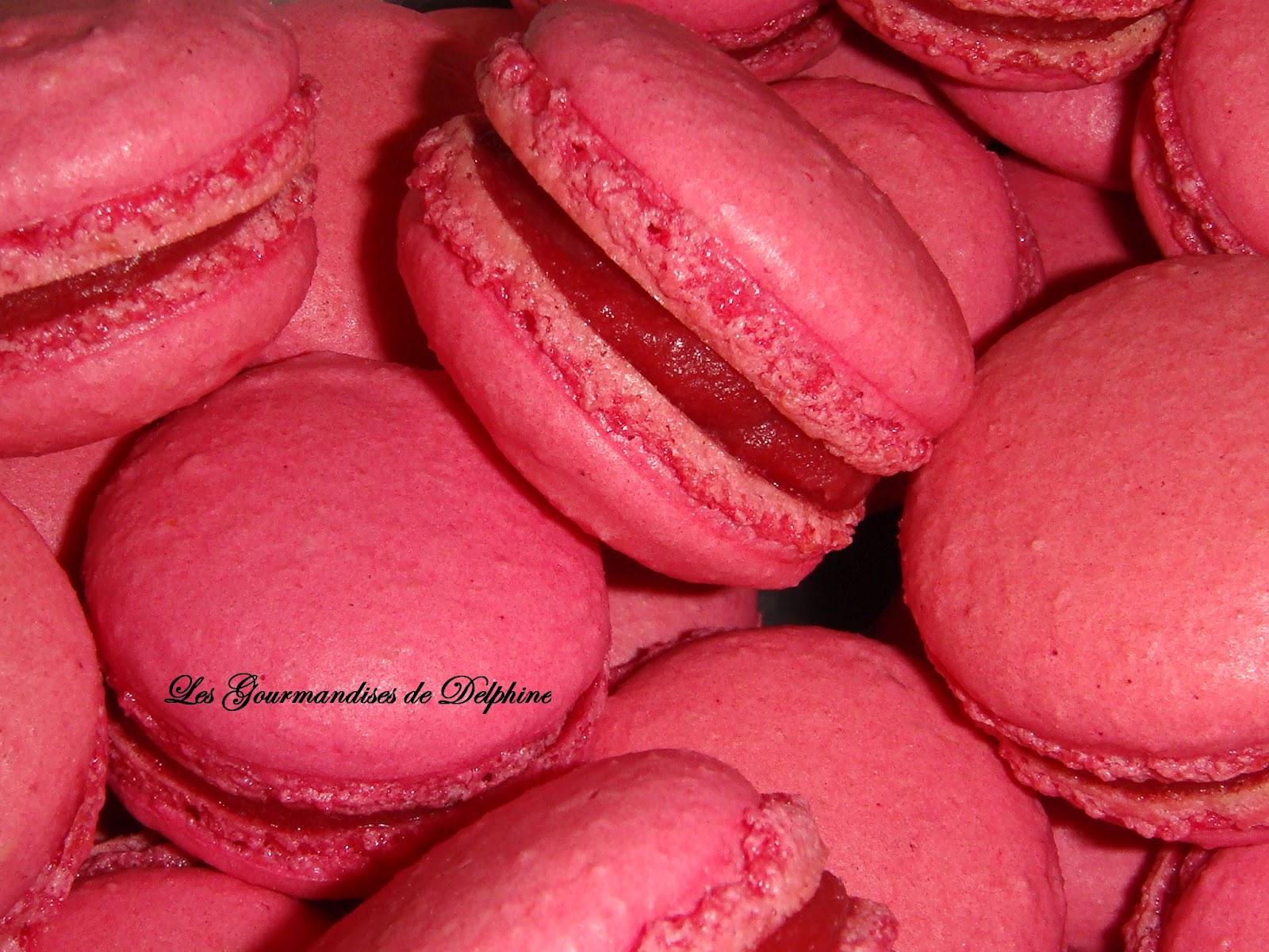 Macarons framboise