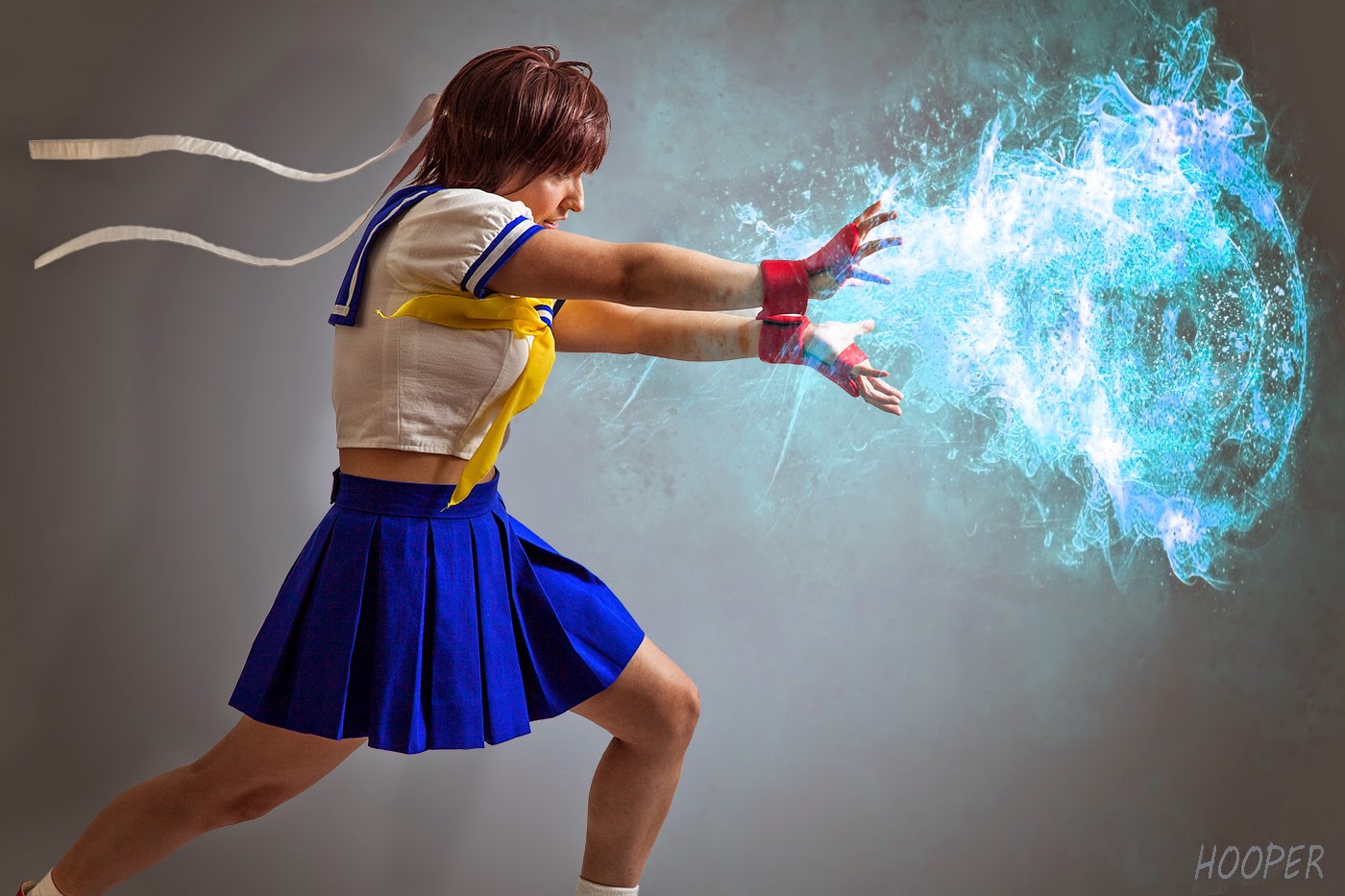 Sakura Kasugano Cosplay Design In Street Fighter Alpha 2 - Creative ...