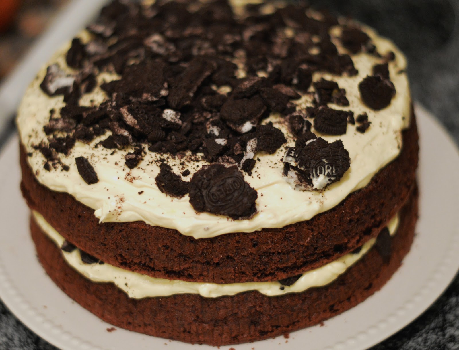 The Art of Comfort Baking: Double Layer "Dirt" Cake