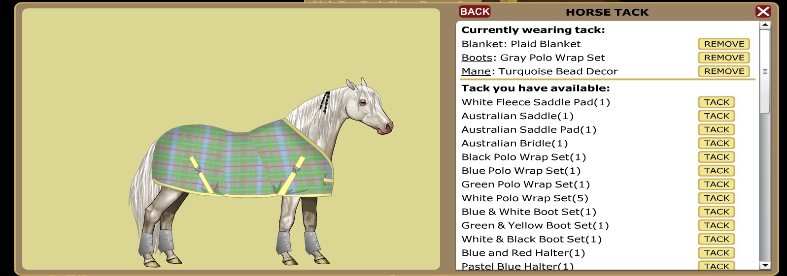 La Rosita Stable: Horse Isle 2 - uwaga! ta gra wciaga na lata...