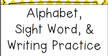 Simply Centers: Alphabet, Sight Words, and Writing Bundle