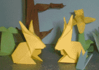 Origami Instructions rabbit 3D ~ origami instructions art and craft ideas
