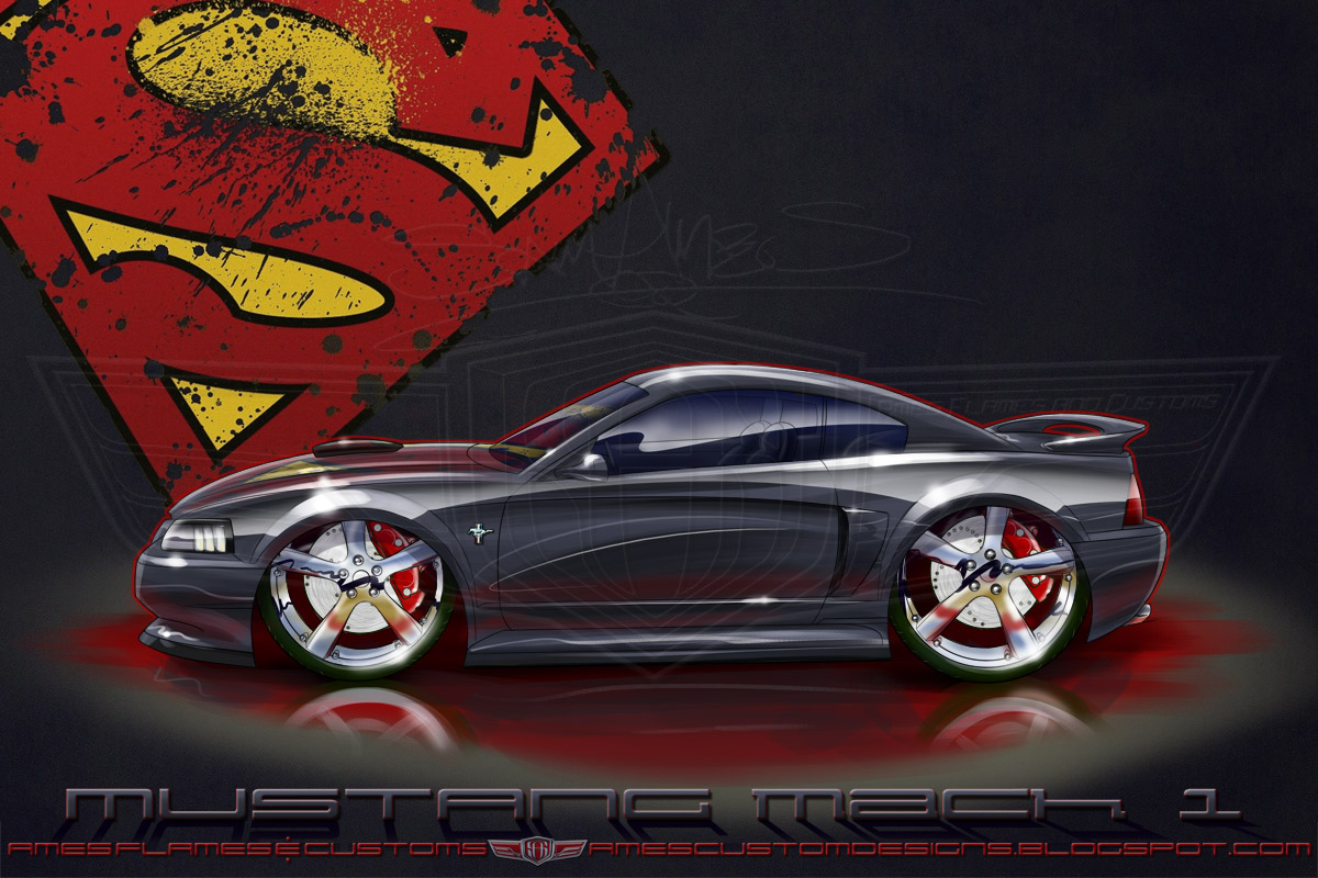 SAM AMES: Mustang Mach 1 Superman