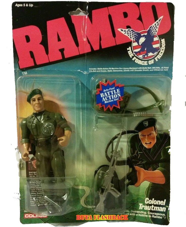 Ruta Flashback: Rambo la Fuerza de la Libertad hecha juguete.