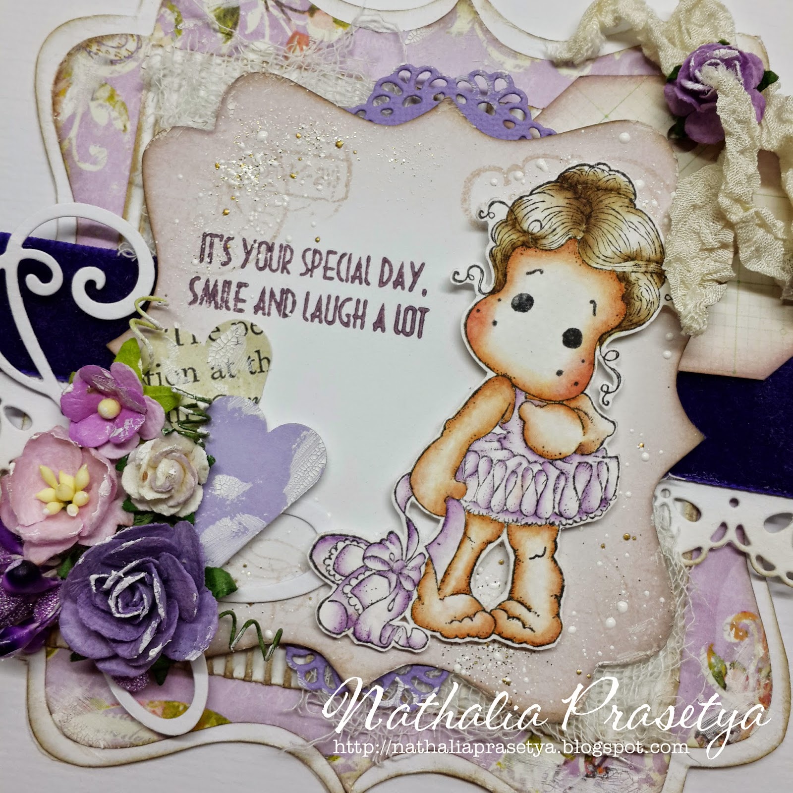 My Craft Room: Purple Birthday Card