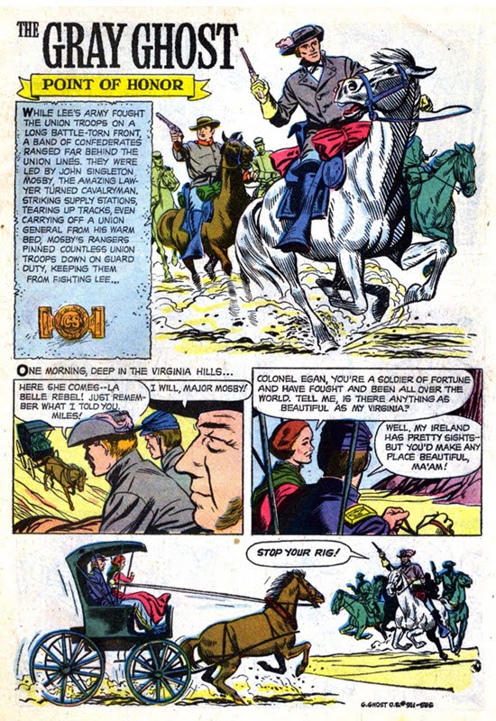 Western Comics Adventures: Confederate Comics GRAY GHOST "Point of ...