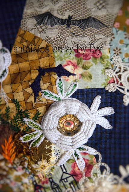 Fantaisies Crazy by Evy: Halloween crazy quilting